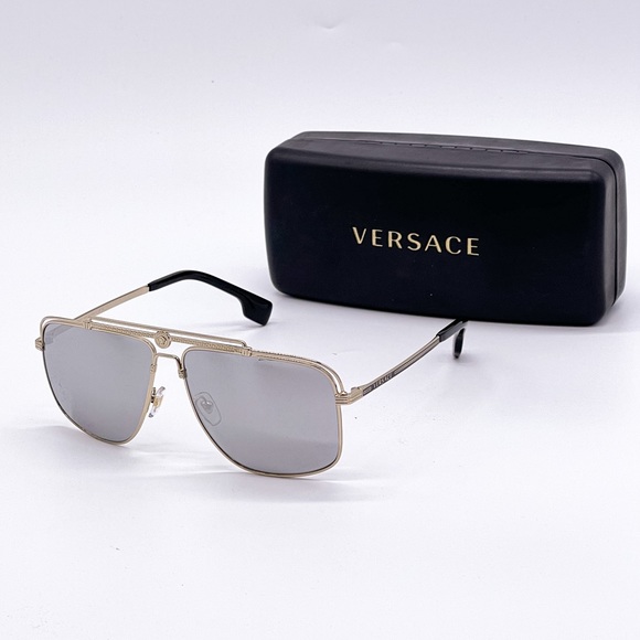 Versace | Accessories | New Versace Ve2242 2526g Pilot Frame Sunglasses ...